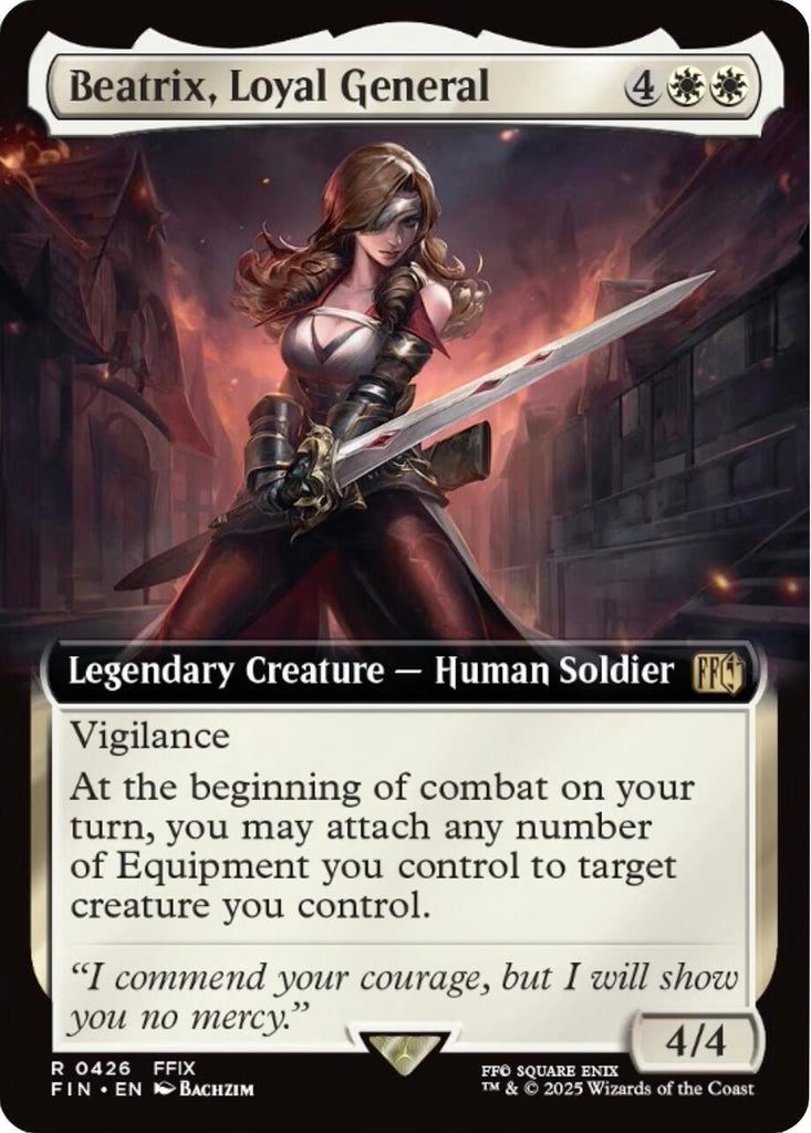 Beatrix, Loyal General (Extended Art) (426) (FINAL FANTASY)